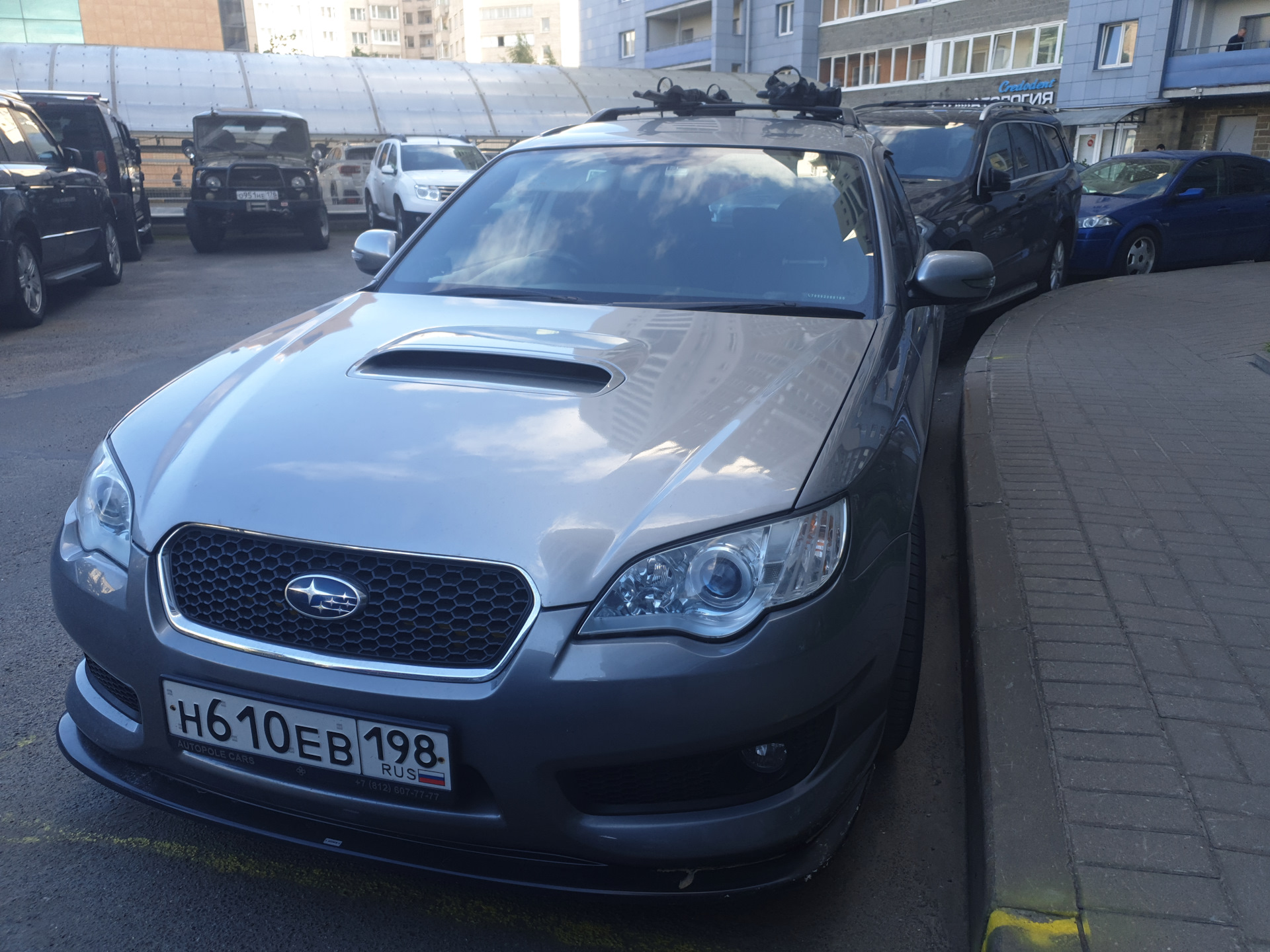Боковые зеркала рестайлинг, в цвет — Subaru Legacy (BL/BP), 2 л, 2004 года | кузовной ремонт ...