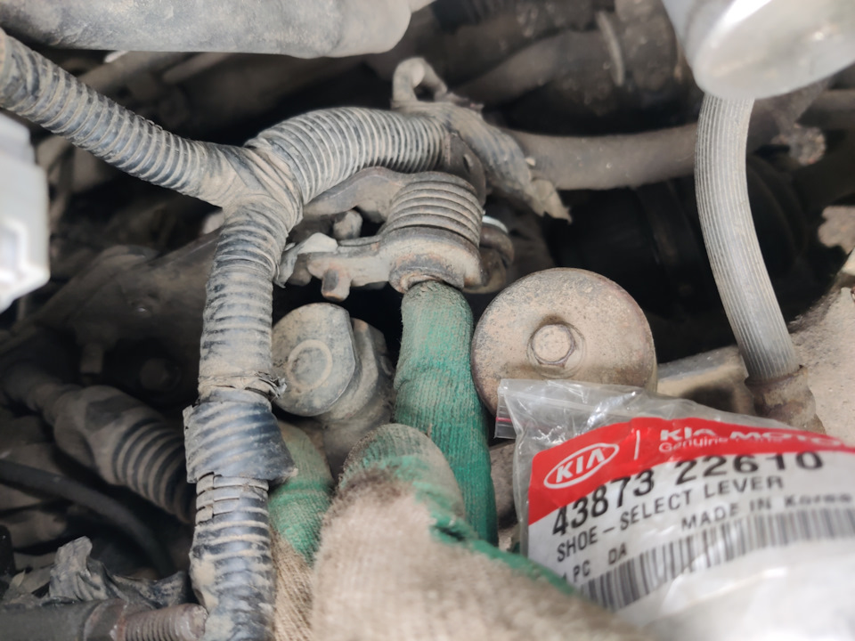 Прижимная пластина вилки кпп — Hyundai Elantra (3G), 2 л, 2002 года ...