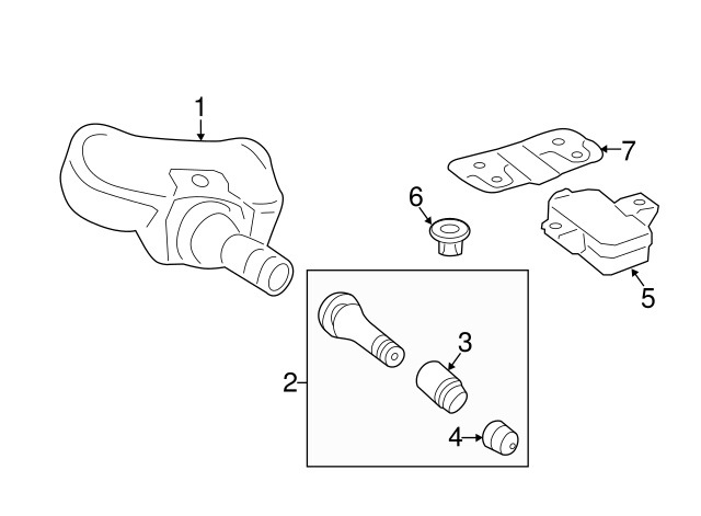 A0009003704 Блок управления контроля давления шин. Mercedes | Запчасти ...