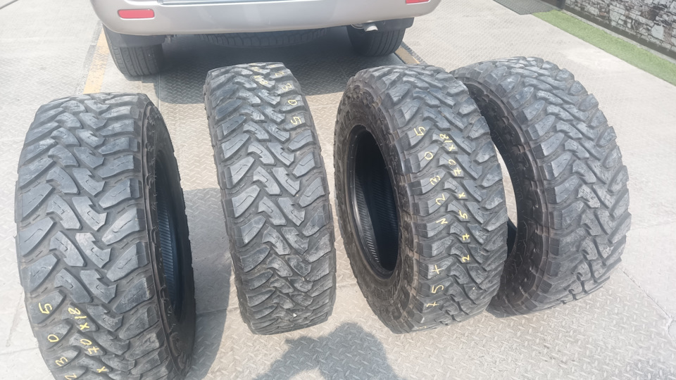 Toyo Open Country M/T 33"x11 R18 (275/70) R18 — Toyota Land Cruiser 100, 4,7 л, 2002 года | шины ...
