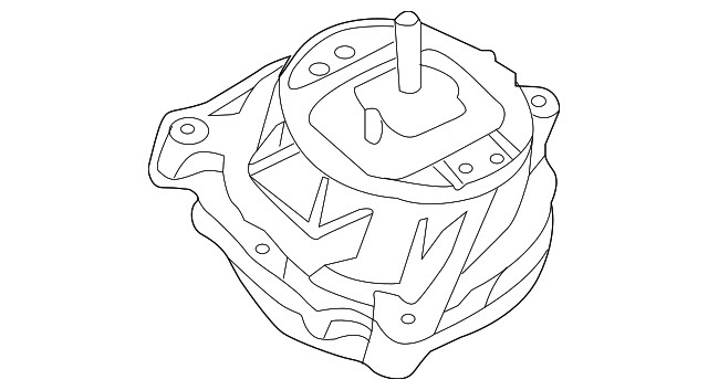 22116862549 Подушка крепления двигателя Л BMW | Запчасти на DRIVE2