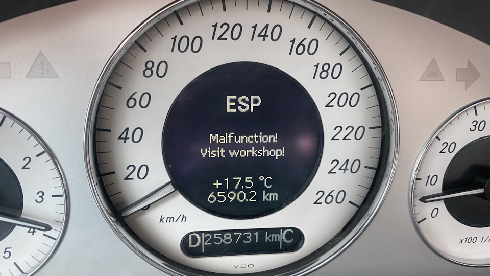 ABS и ESP — Mercedes-Benz E-Class (W211), 3,2 л, 2004 года | поломка ...