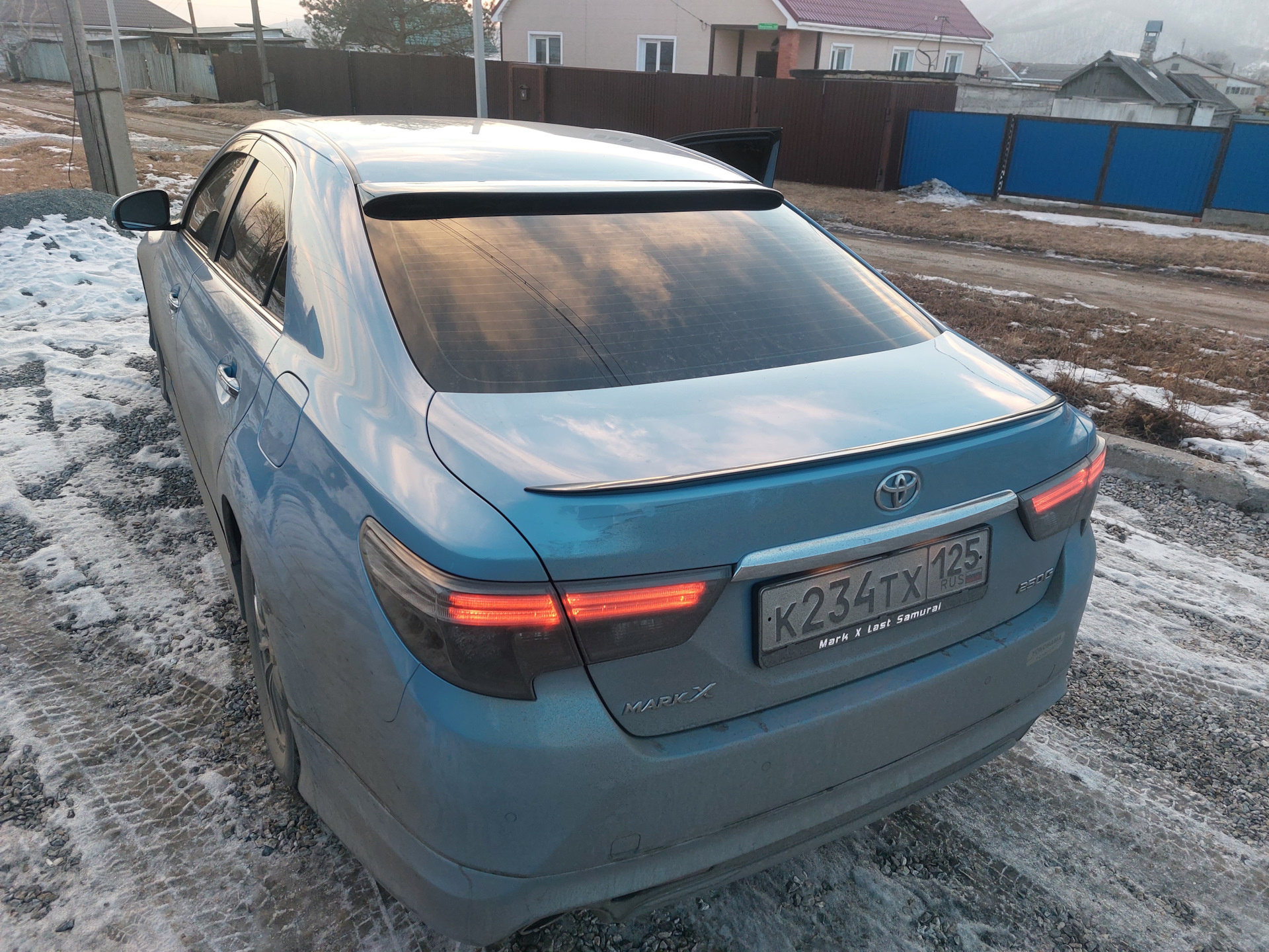 Спойлер — Toyota Mark X (GRX130), 2,5 л, 2017 года | стайлинг | DRIVE2