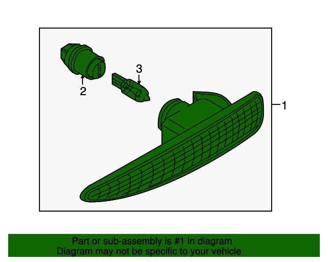 63137164757 Дополнительный указатель повор. Л Weiss BMW | Запчасти на ...