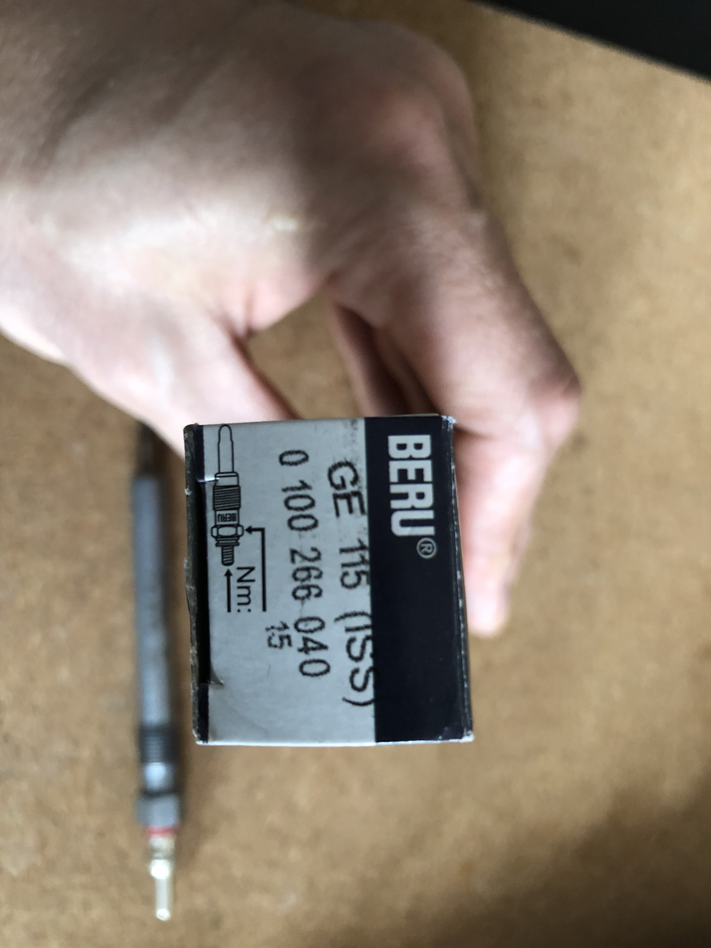 Замена свечей накаливания на BERU GE115 — Volkswagen Touareg (1G), 3 л ...