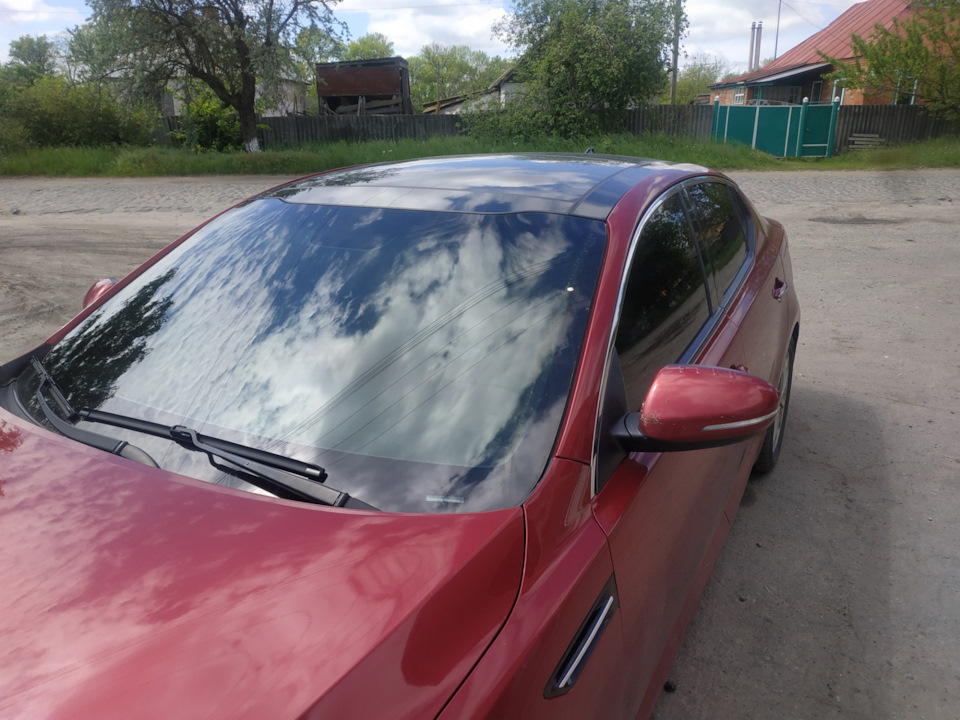 Тонировка в Круг — KIA Optima (3G), 2,4 л, 2013 года | стайлинг | DRIVE2