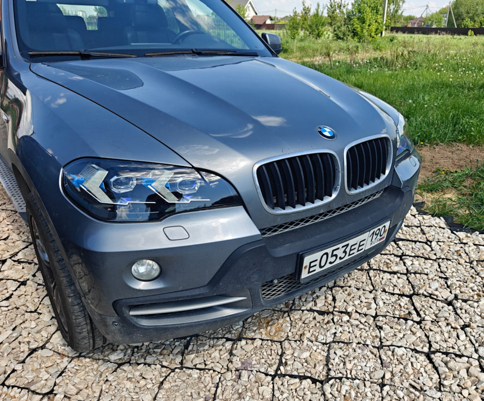 X5 Е70 китайские фары G стайл. — BMW X5 (E70), 3 л, 2007 года | стайлинг | DRIVE2