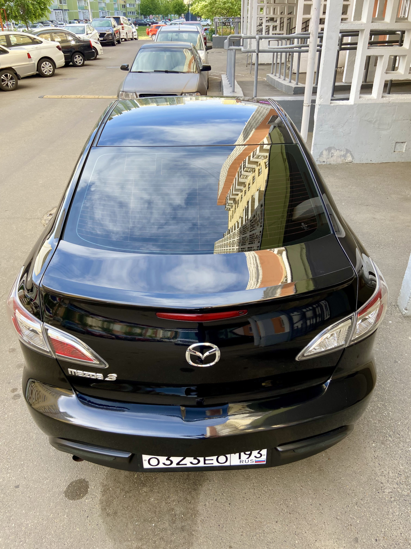 Спойлер багажника Mazda 3 Bl — Mazda 3 (2G) BL, 1,6 л, 2010 года | тюнинг | DRIVE2