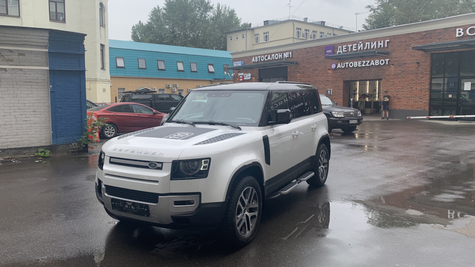 Снятие переднего бампера — Land Rover Defender (L663), 3 л, 2021 года ...