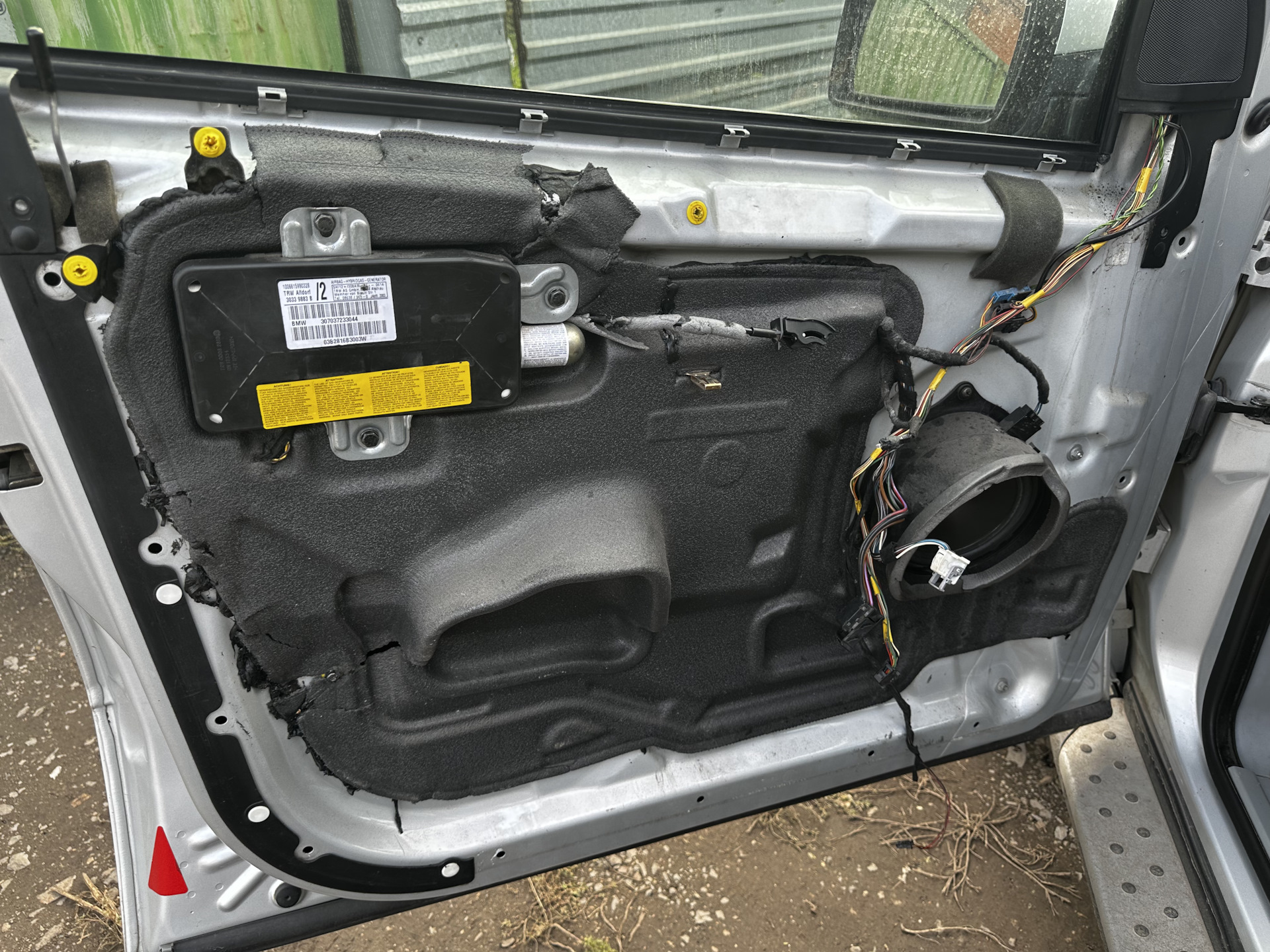 Замена скелета водительской двери е53 — BMW X5 (E53), 3 л, 2004 года ...
