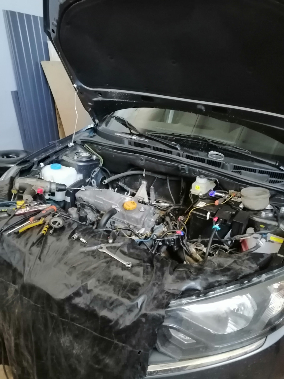 Установка ГБО — Lada Гранта (2G) FL, 1,6 л, 2018 года | своими руками ...
