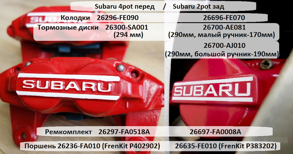 26700AJ010 Диск тормозной SUBARU | Запчасти на DRIVE2