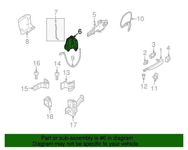 51227202147 Замок двери Л Зд BMW | Запчасти на DRIVE2
