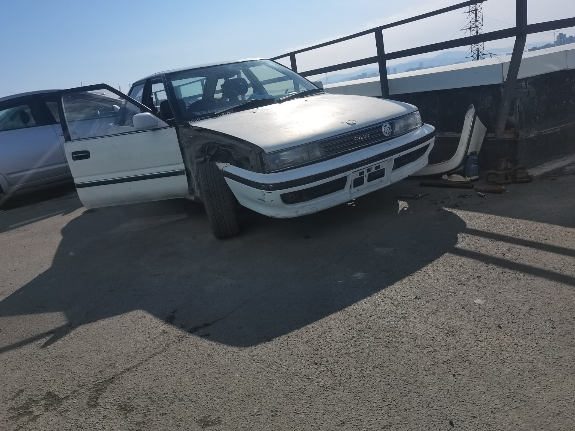 Морда, диски — Toyota Sprinter (90), 1,5 л, 1988 года | стайлинг | DRIVE2