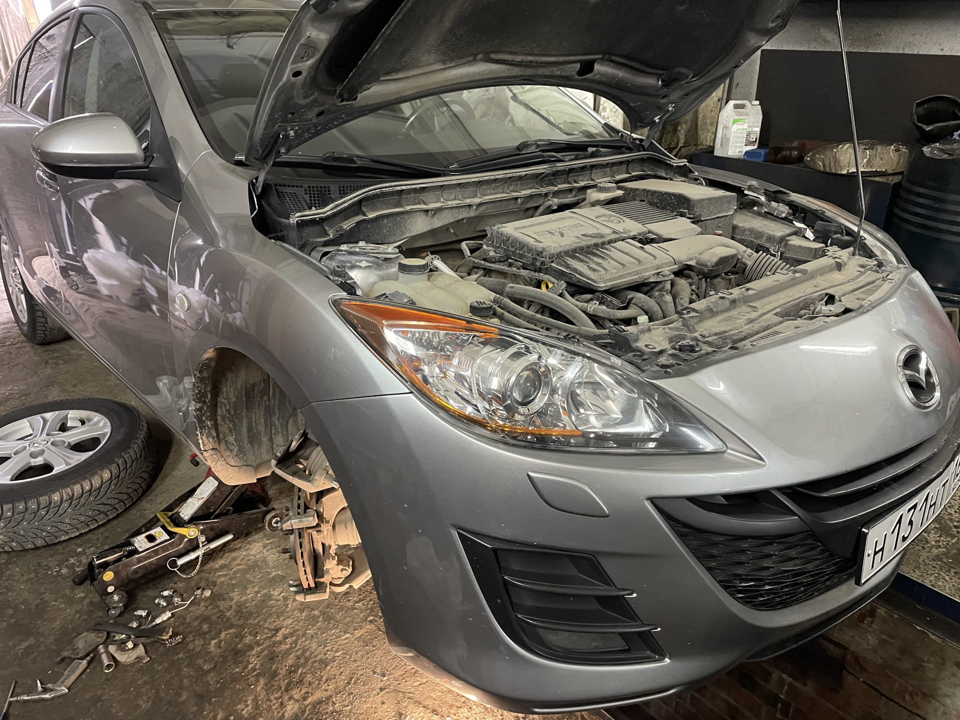 ТО №7 и замена ограничителей дверей — Mazda 3 (2G) BL, 1,6 л, 2011 года | плановое ТО | DRIVE2