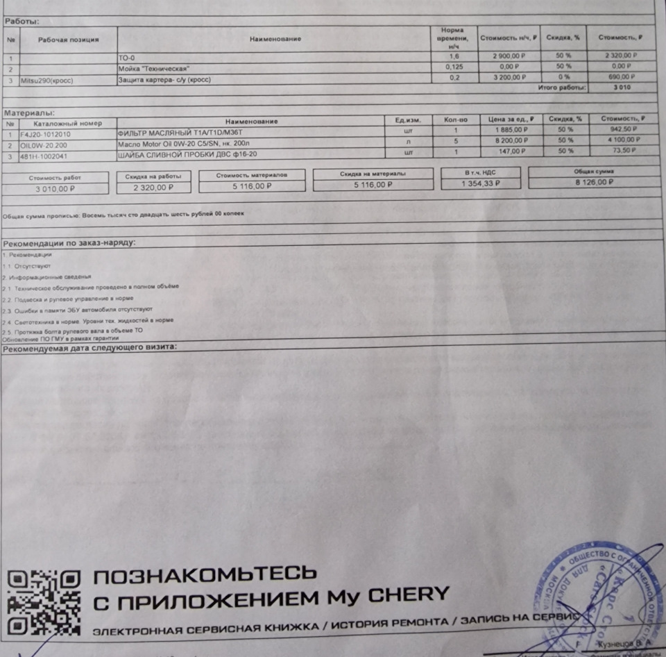 F4J201012010 Фильтр масляный t1a/t1d/m36t CHERY | Запчасти на DRIVE2