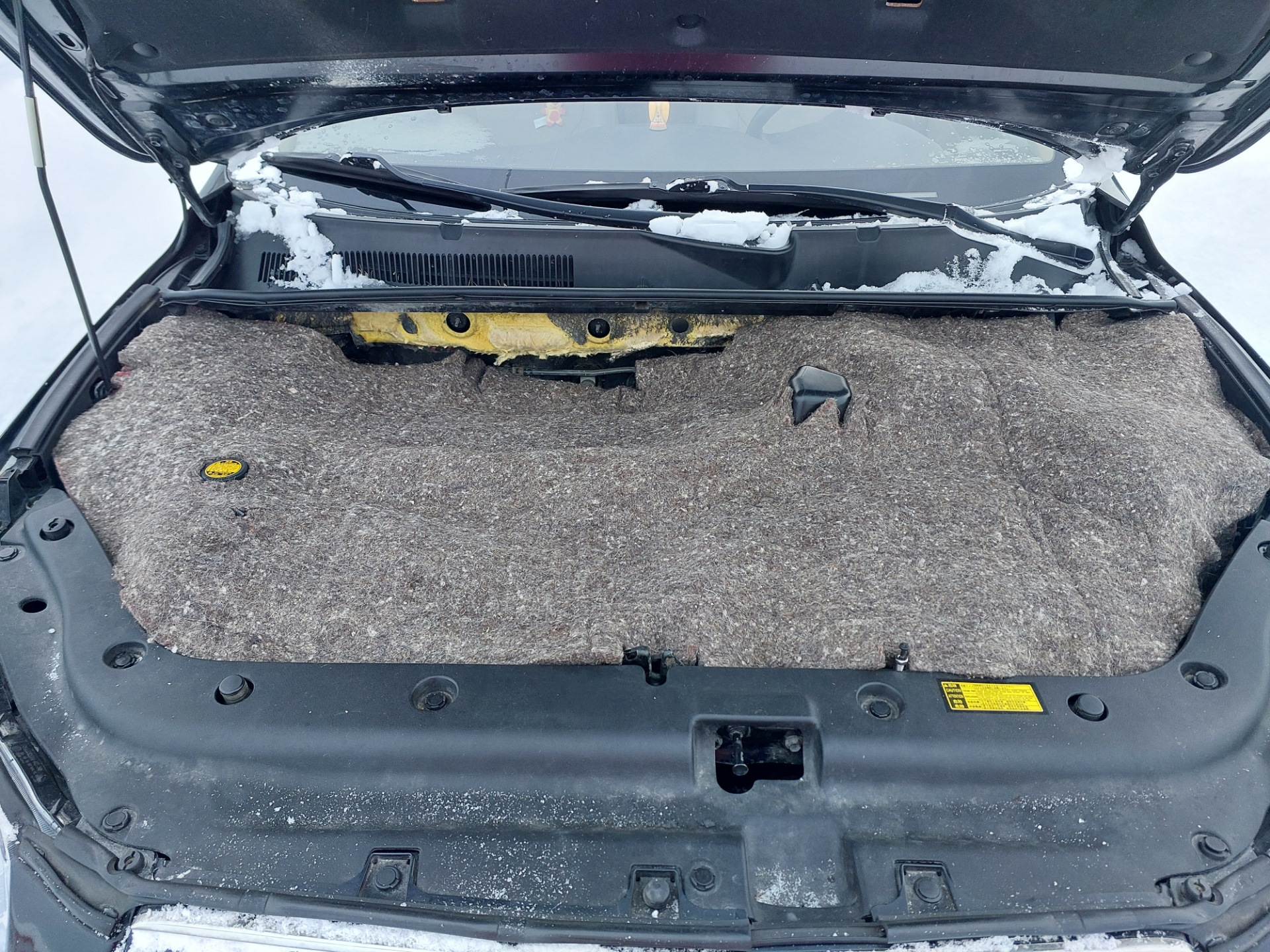 RAV 4 III LONG Автоодеяло из войлока — Toyota RAV4 (III), 2,4 л, 2010 ...