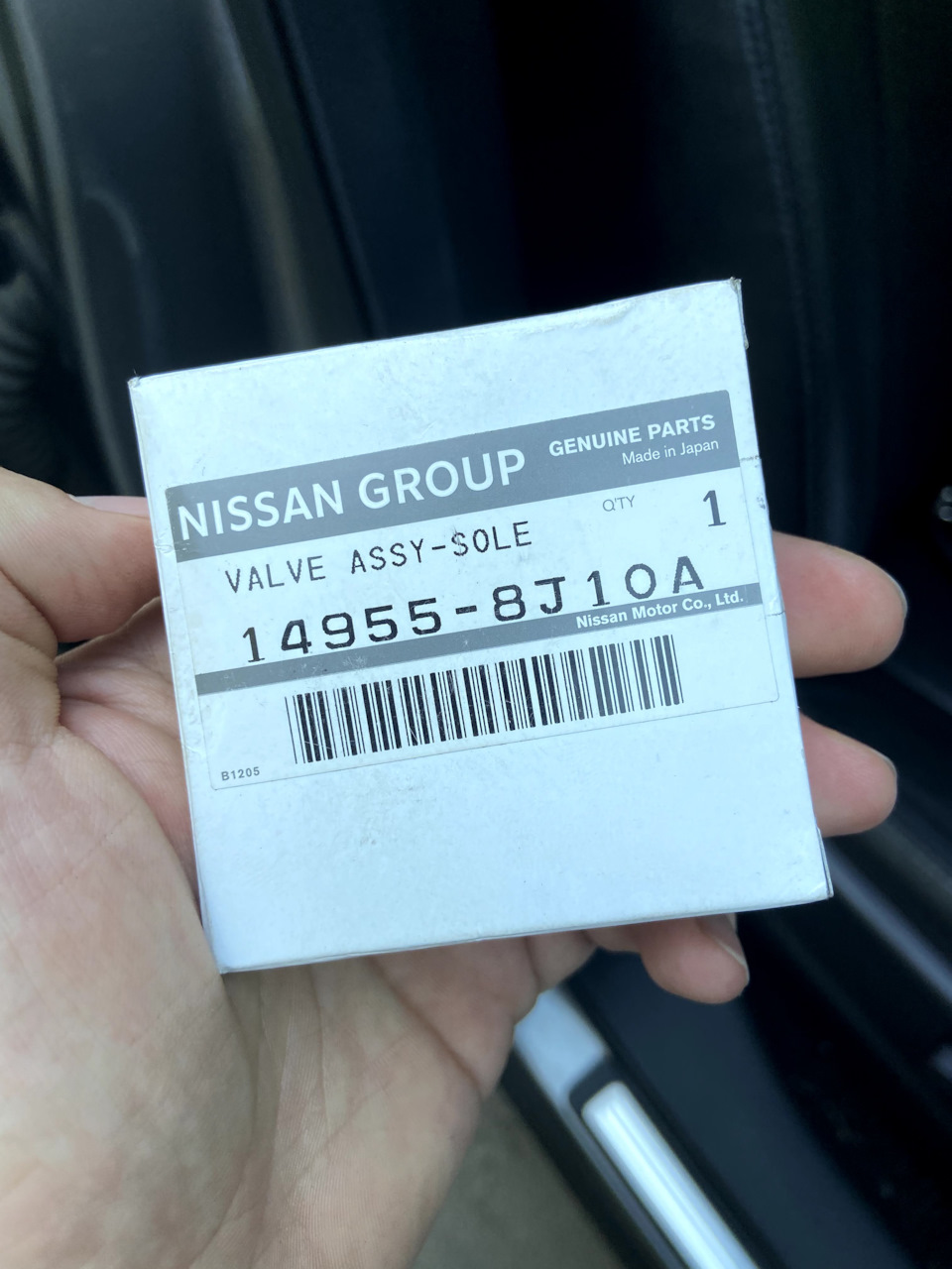 149558J10A Клапан электромагнитный NISSAN INFINITI | Запчасти на DRIVE2
