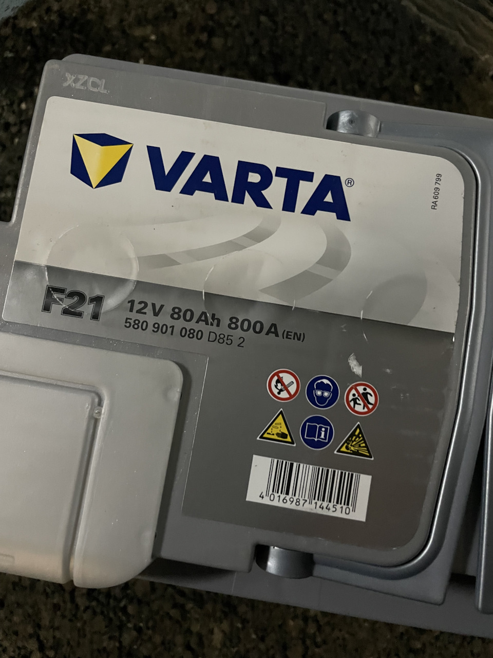 580901080D852 Аккумулятор VARTA | Запчасти на DRIVE2