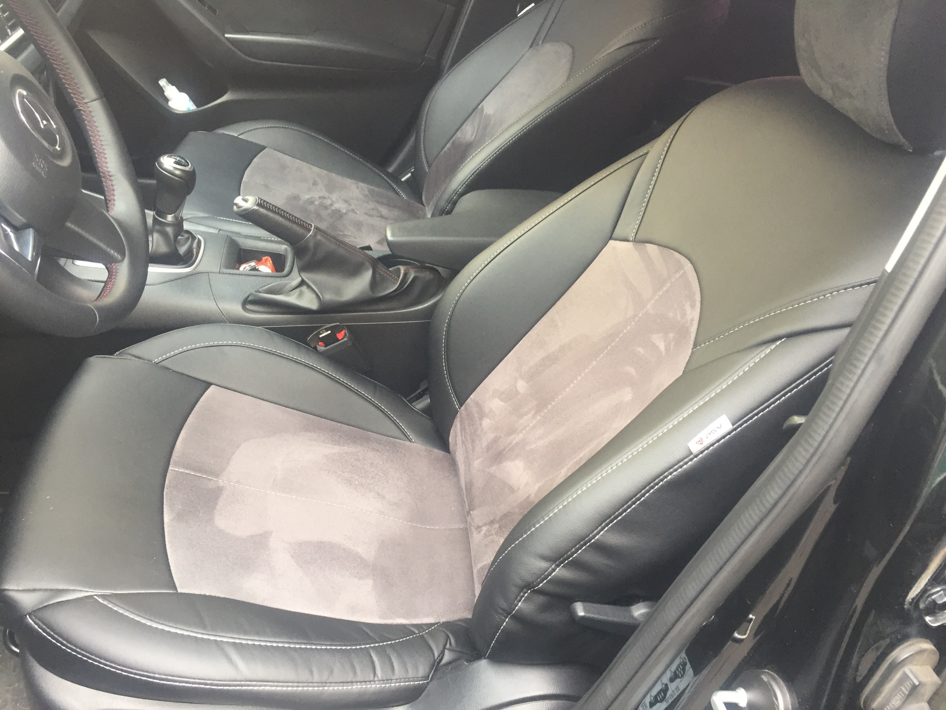 GT накладки и чехлы в салон💨 — Mazda 3 (3G) BM, 1,6 л, 2014 года ...