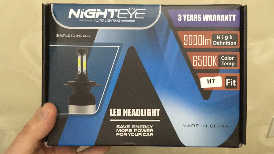 LED в ближний. NigtEye. — Mercedes-Benz S-Class (W140), 4,2 л, 1992 ...