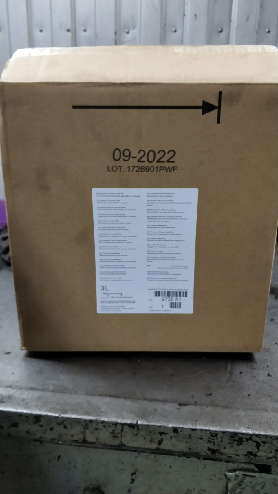 9736A1 ПРИСАДКА ФИЛЬТРА FAP/ADDITIF FILTRE Peugeot Citroen | Запчасти ...