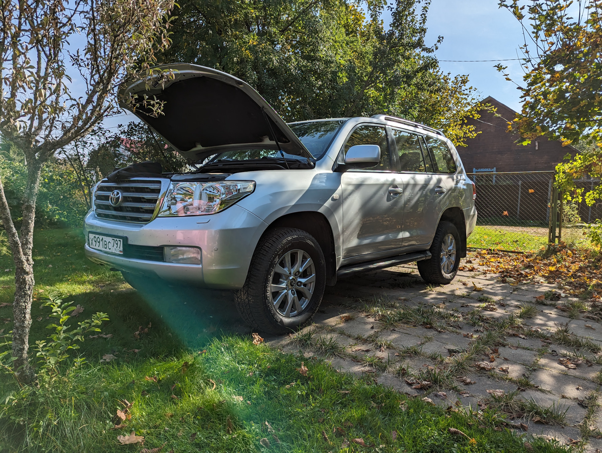 Проставки под передние пружины — Toyota Land Cruiser 200, 4,7 л, 2008 ...