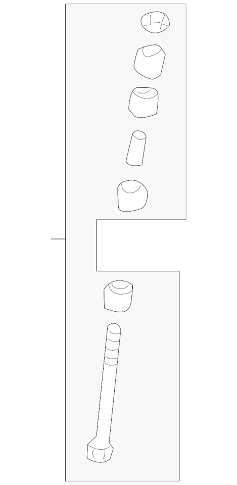 4056A040 Тяга стабилизатора передняя OEM Mitsubishi | Запчасти на DRIVE2