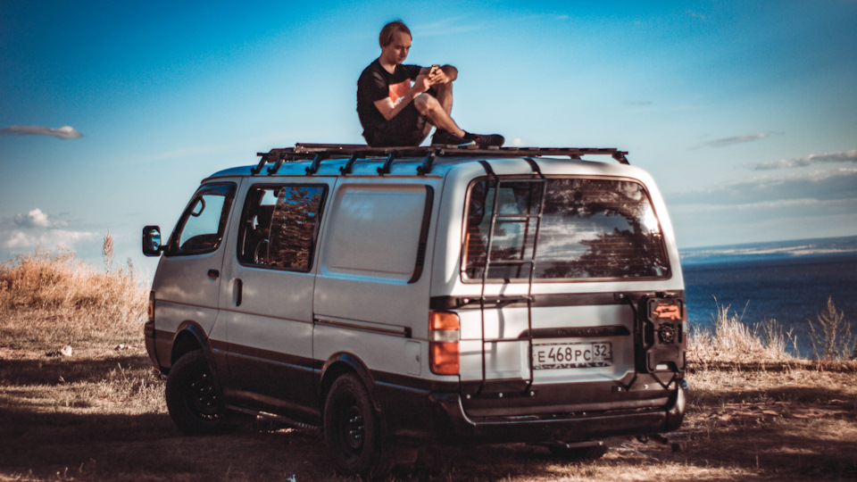 Hiace Camper van video(4 min) — Toyota HiAce (H100), 2,4 л, 1991 года ...