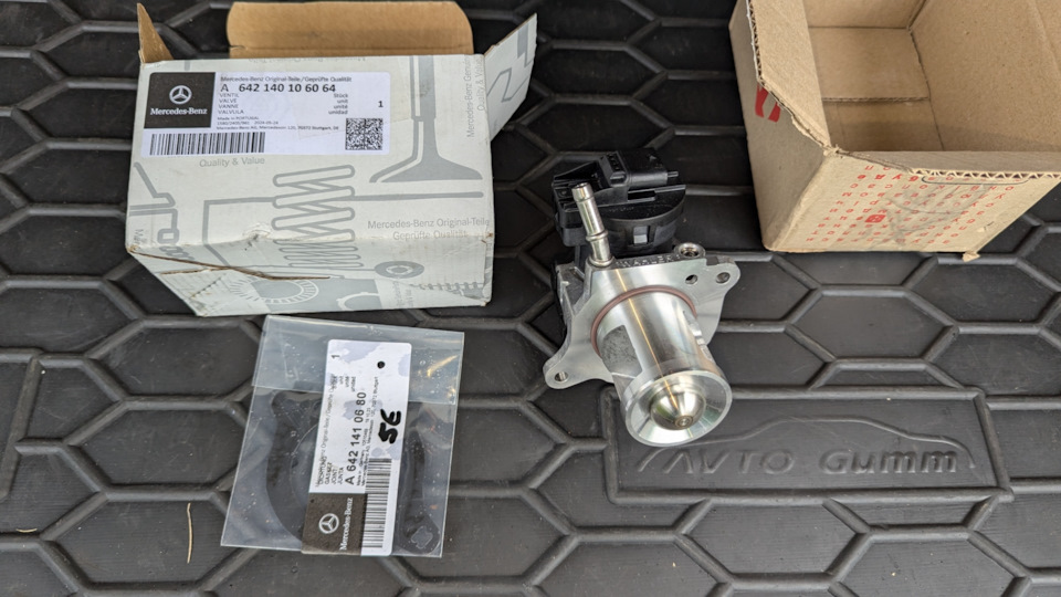 Заменил клапан ЕГР в который раз — Mercedes-Benz GL-Class (X166), 3 л ...