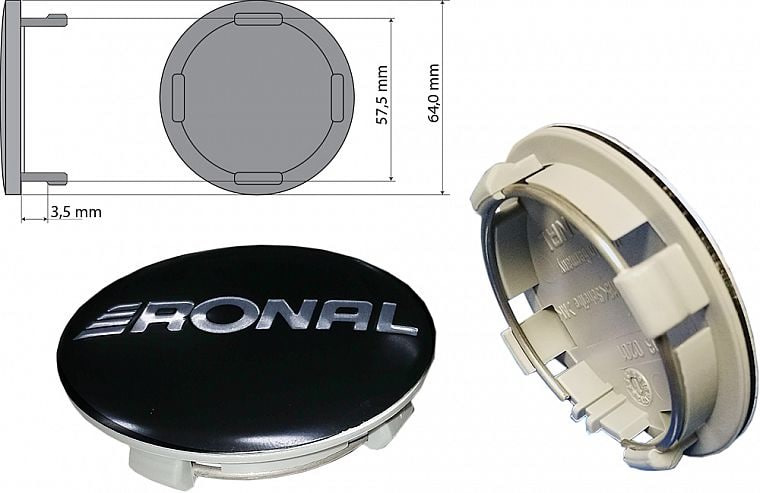 Нужные мелочи. Колпачки к литым дискам RONAL. — Volkswagen New Beetle ...