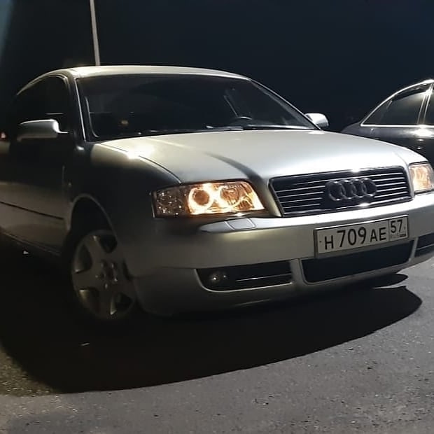 Ангельские глазки и туманки — Audi A6 (C5), 2,4 л, 2002 года ...