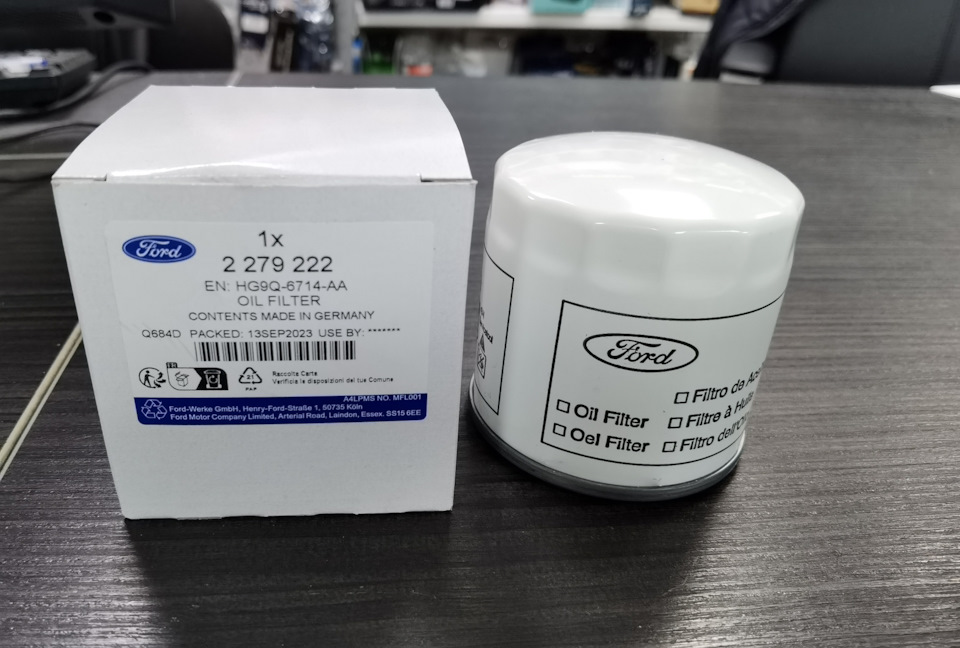 2279222 Фильтр масляный Ford | Запчасти на DRIVE2