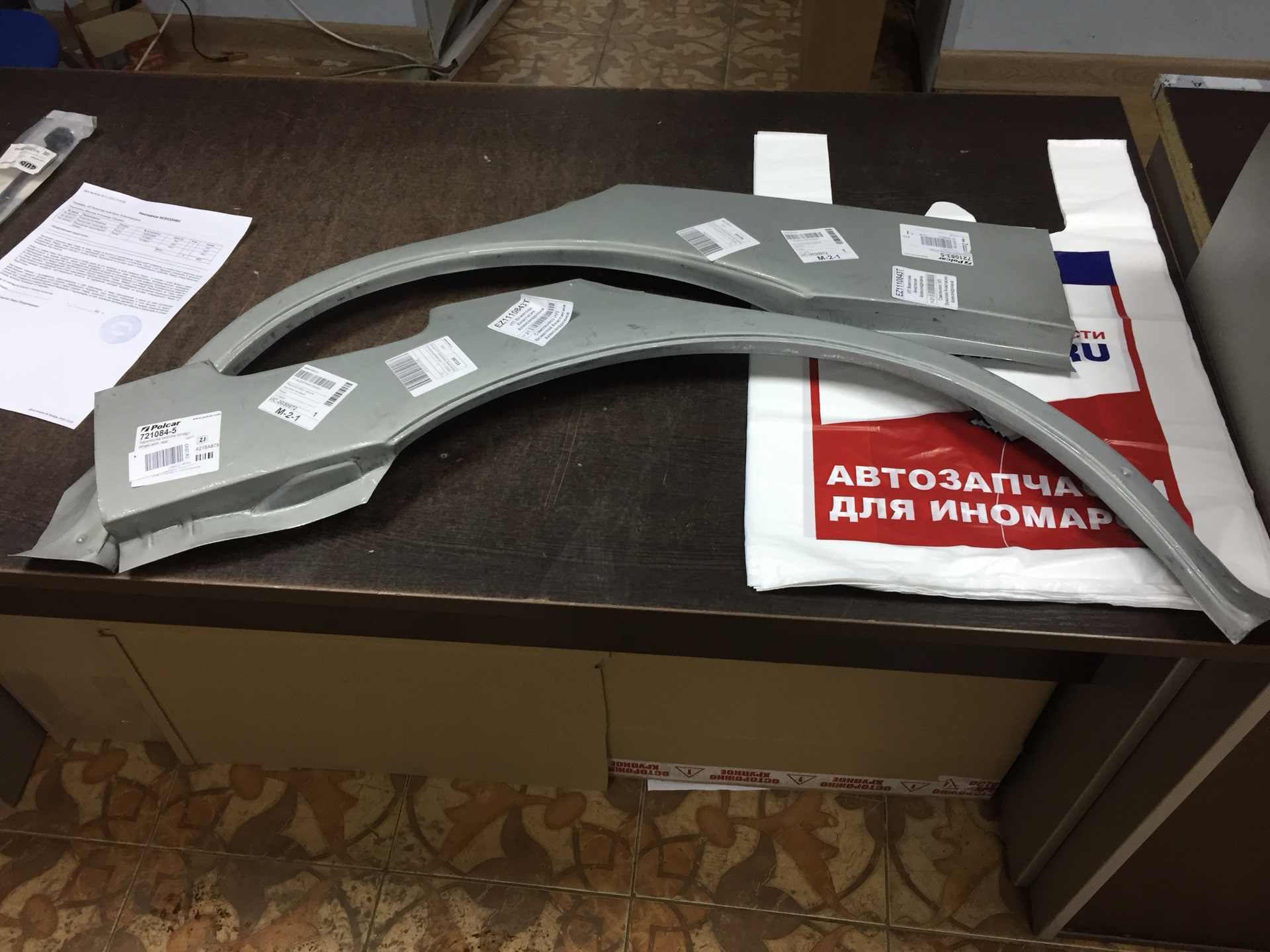 Пришли задние ремвставки — Subaru Impreza (GC, GF), 1,8 л, 1994 года ...