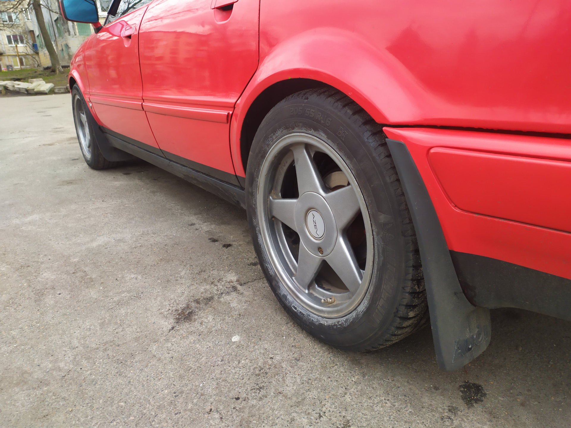 Диски Azev r16 — Audi 80 (B4), 2 л, 1993 года | колёсные диски | DRIVE2