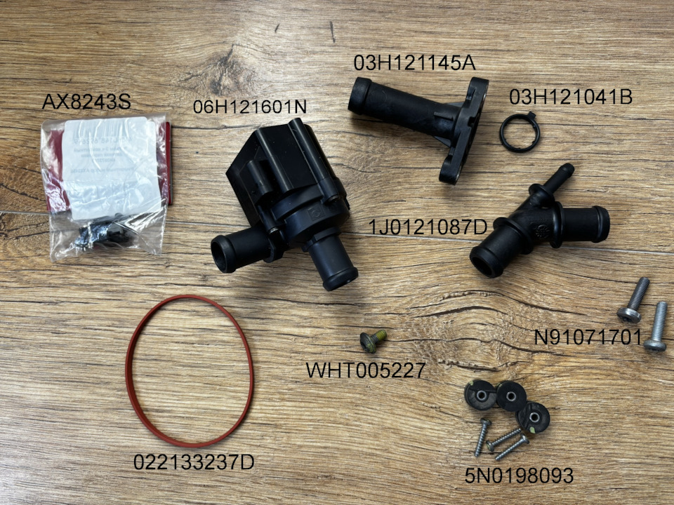 Пришла весна — время менять помпы :) — Volkswagen Touareg (2G), 3,6 л ...