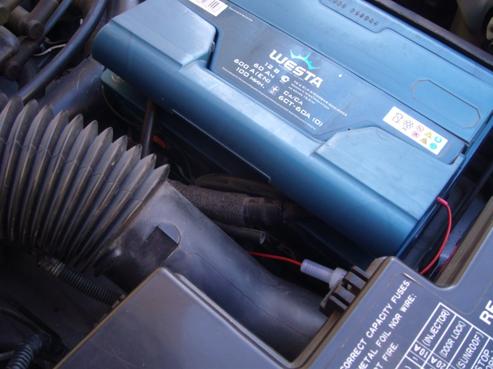 По факту — про аккумулятор моей машины. — Honda Accord (3G), 1,6 л ...