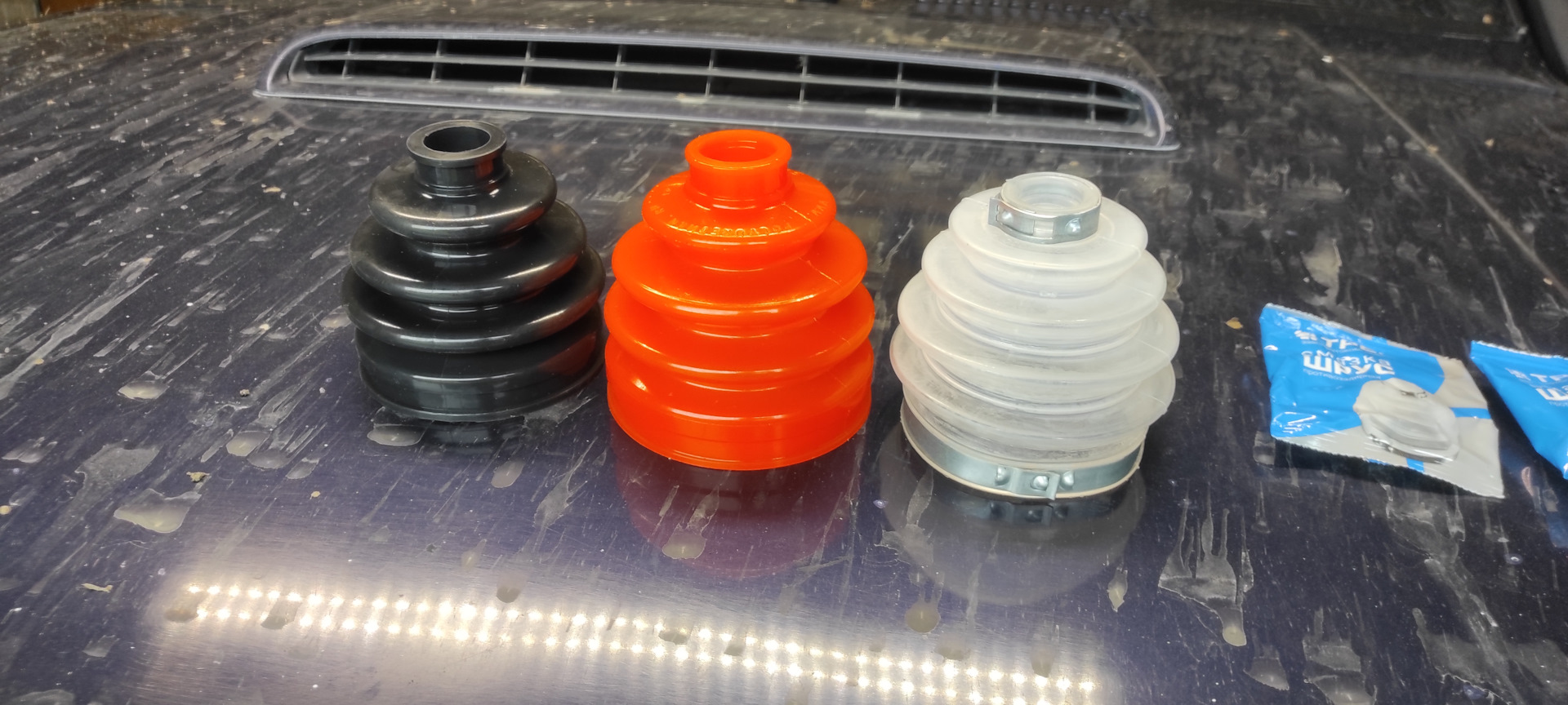 Восстановление левого привода (граната, шрус, внешний, наружный ...