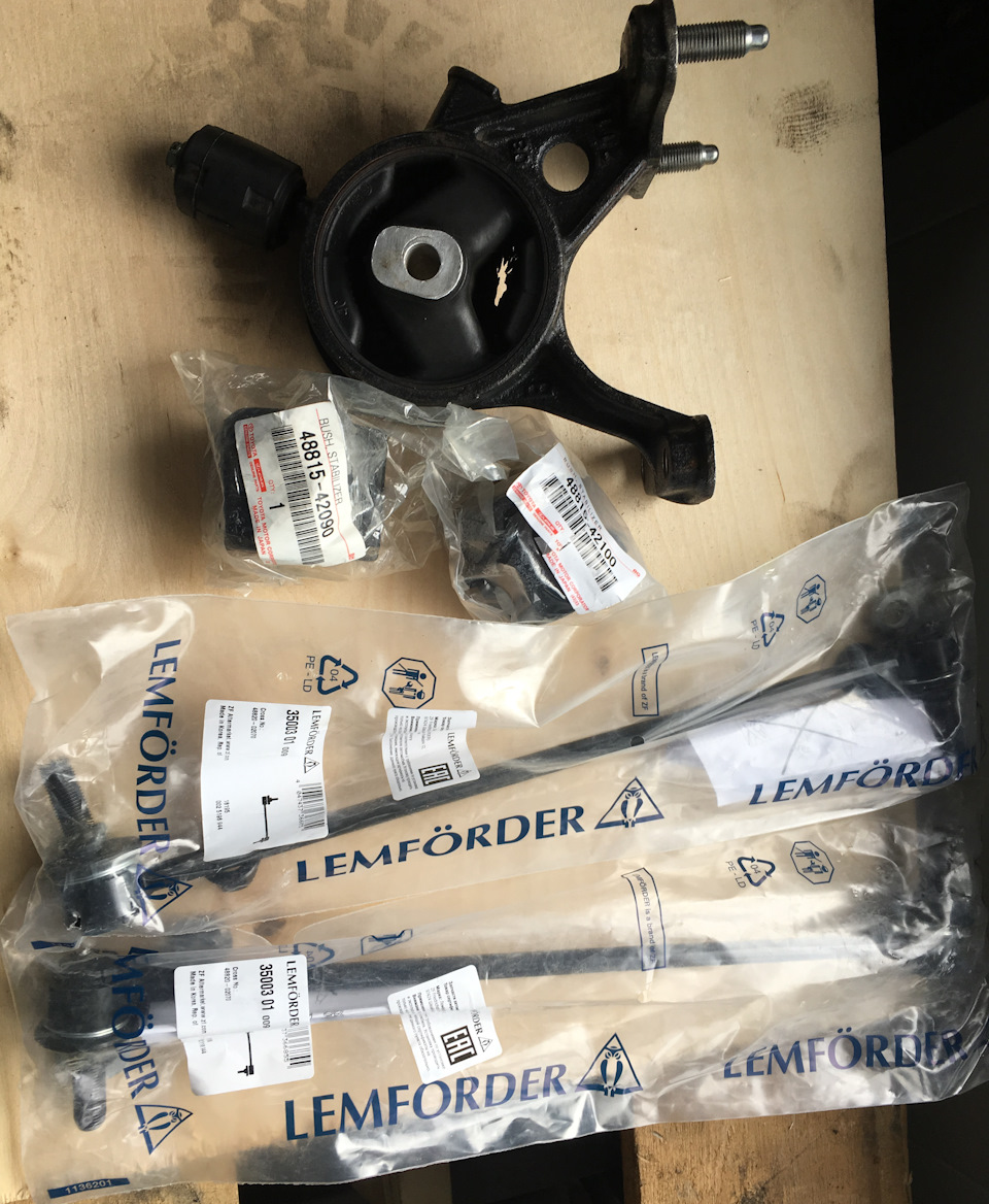 Ремонт рулевой рейки и замена втулок стабилизатора, стоек стабилизатора ...