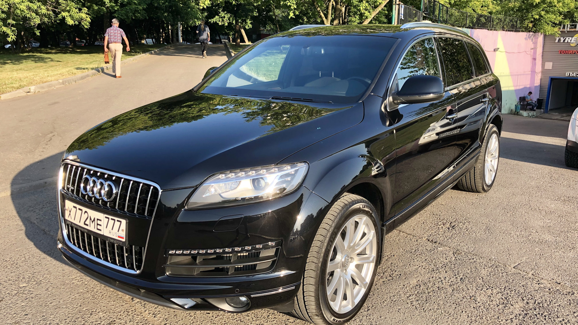 Audi Q7 (1G) 3.0 дизельный 2012 | Black Hippo на DRIVE2