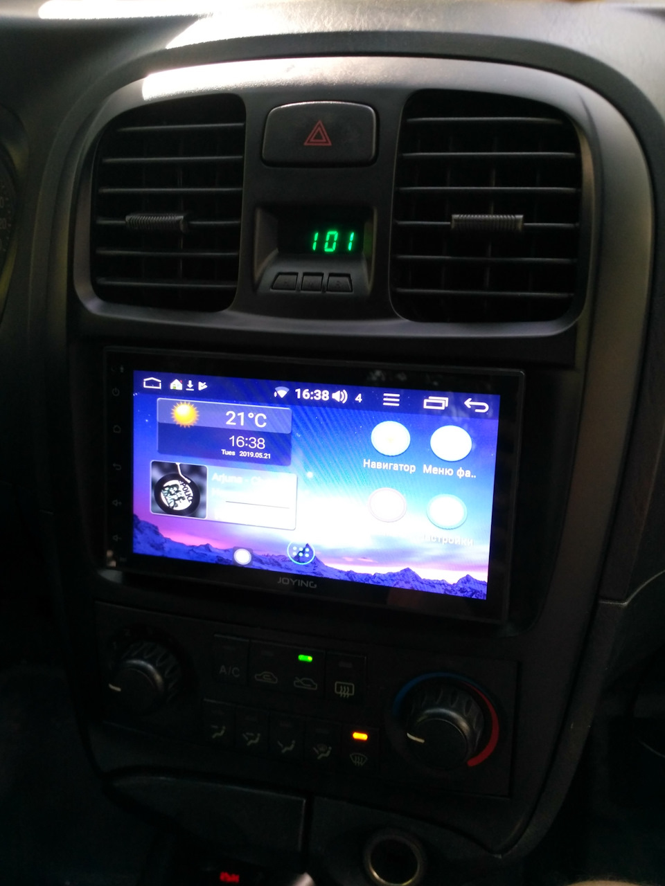 2 DIN Магнитола на Андроиде — Hyundai Sonata IV (EF), 2 л, 2011 года ...