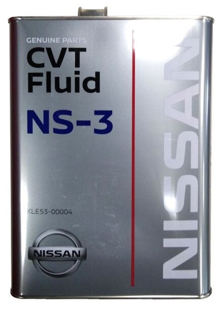 KLE5300004 Nissan CVT NS-3, жидкость для вариатора (4 л.) NISSAN ...