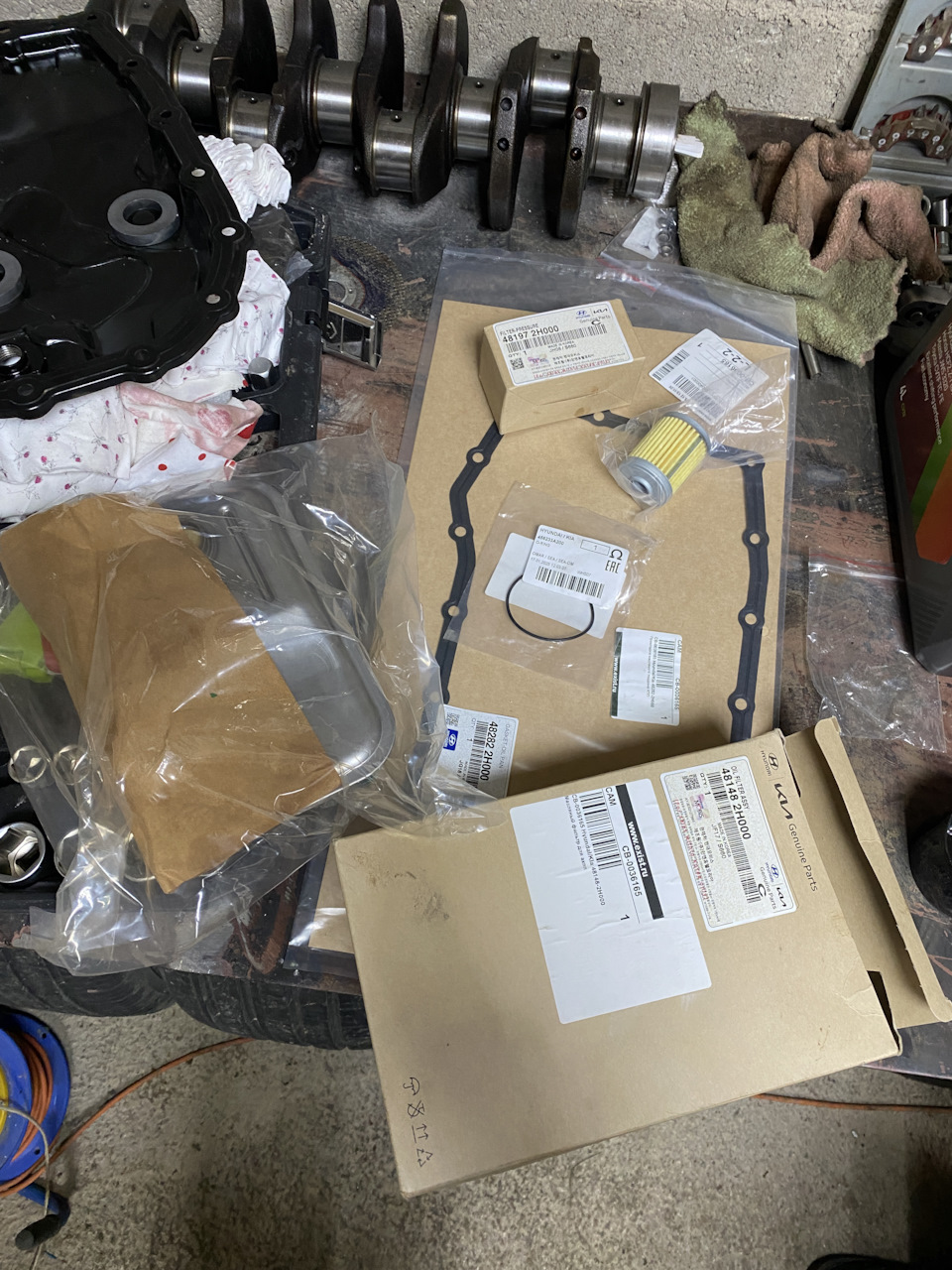 1751214000 Прокладка маслопровода KIA HYUNDAI | Запчасти на DRIVE2