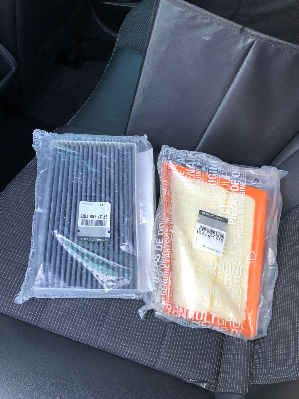 Фильтры воздуха/салона — Renault Megane III, 1,5 л., 2013 года ...