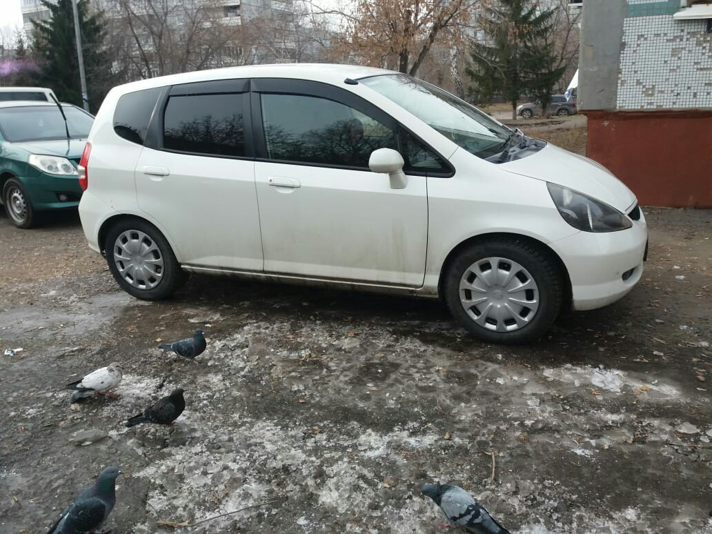 На зиму поставил 15 колеса — Honda Fit (1G), 1,3 л., 2001 года | колёсные диски | DRIVE2