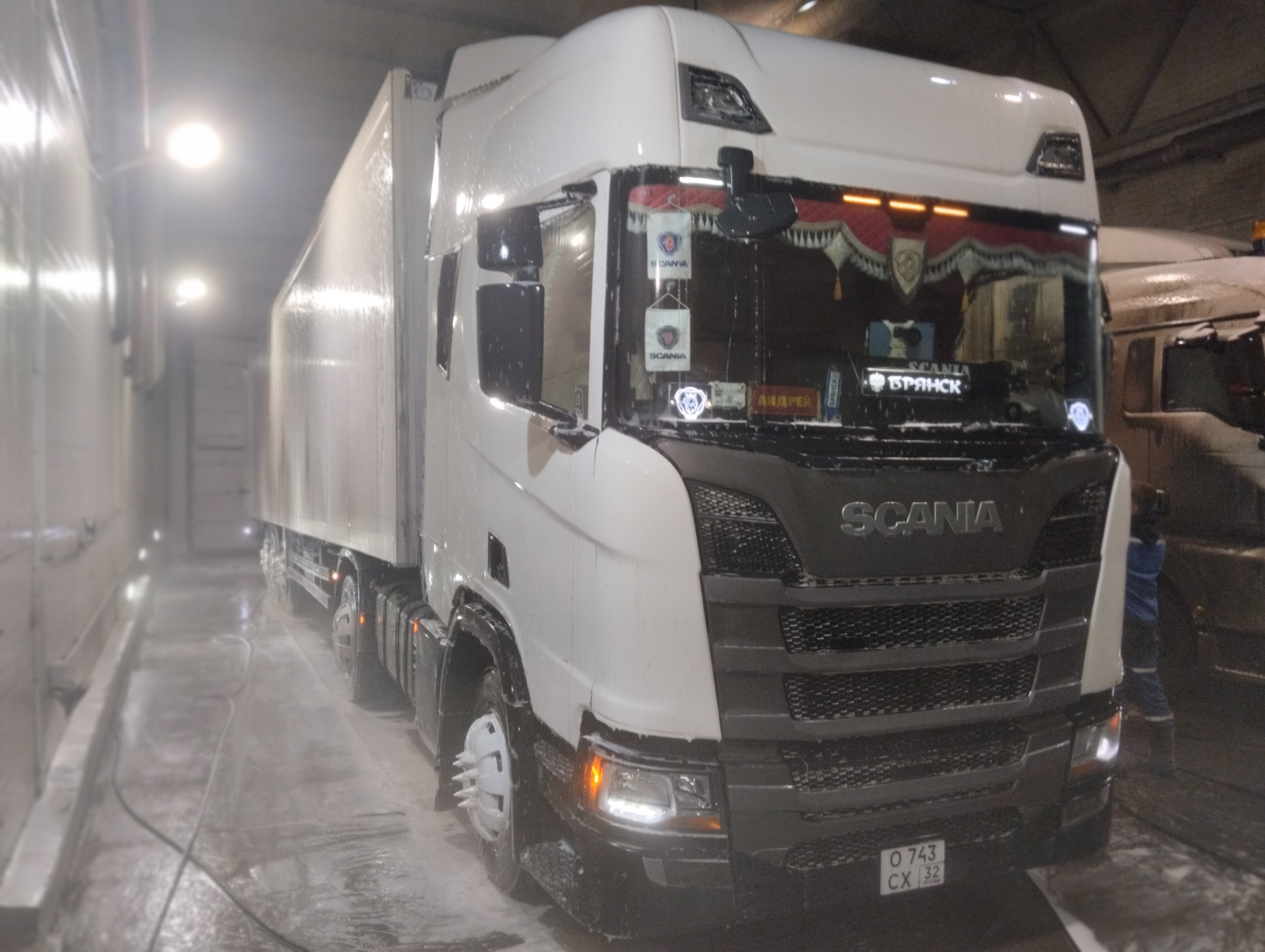 Крайний рейс в уходящем 2025 году. — SCANIA R440, 9,9 л, 2020 года ...