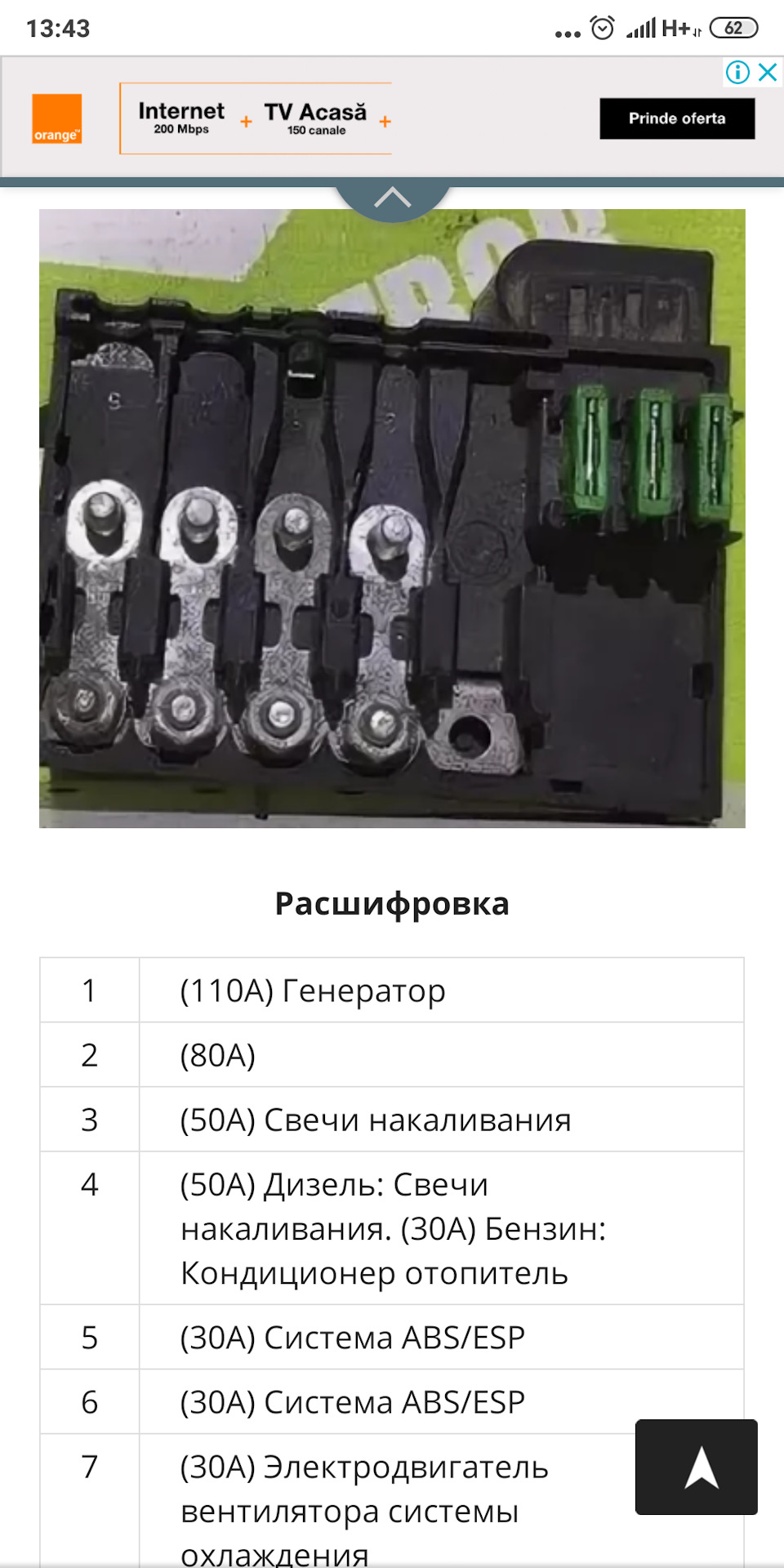 Вопрос по силовым предохранителям — Volkswagen Polo Mk3, 1,4 л, 2001 ...