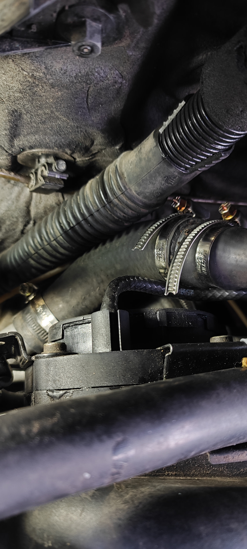 Прорыв патрубка системы охлаждения — BMW X5 (E53), 4,4 л, 2001 года ...