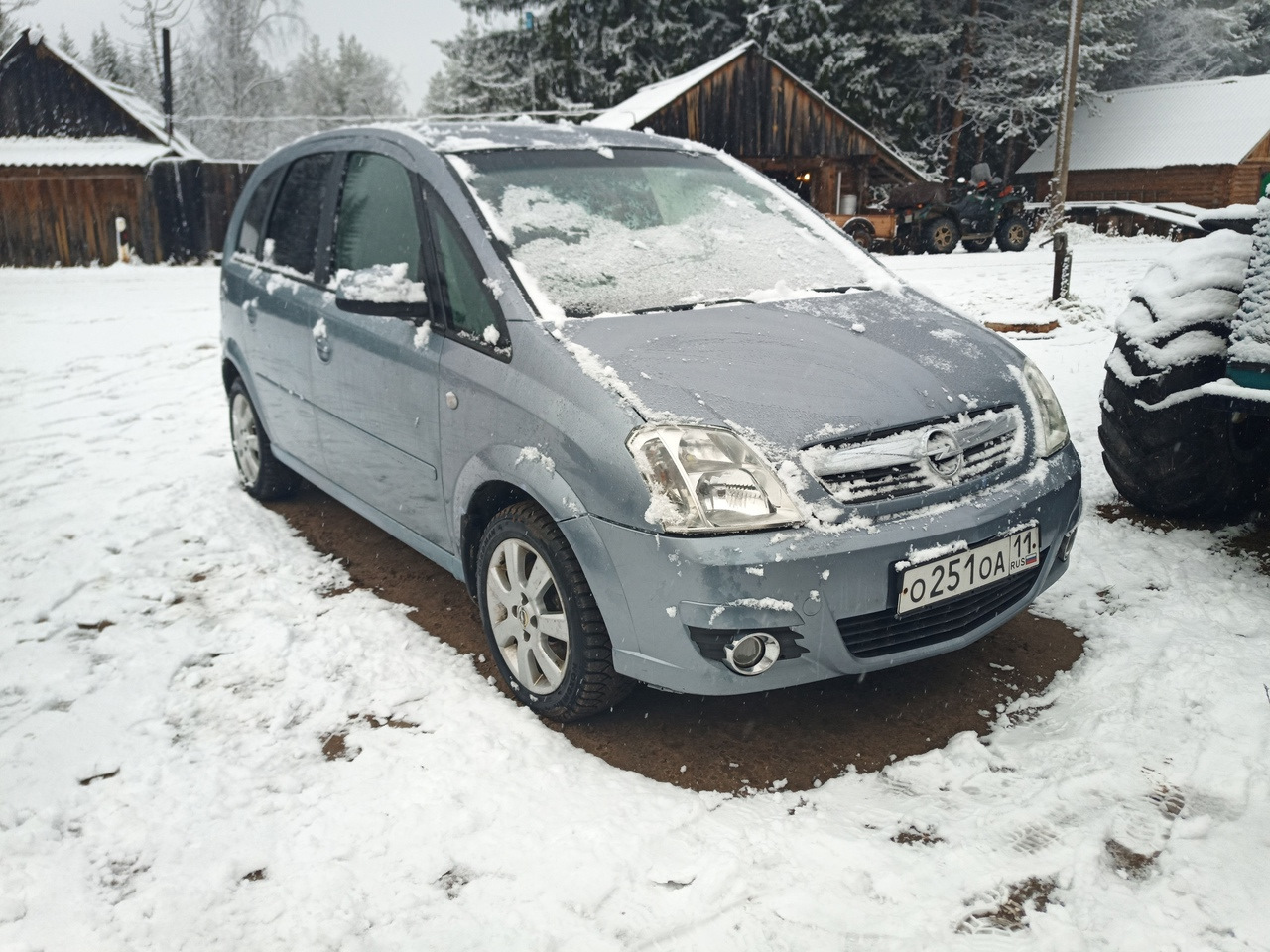 Переобувка — Opel Meriva (A), 1,6 л, 2007 года | колёсные диски | DRIVE2
