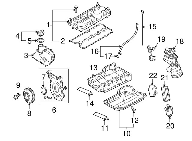 07K103151C Фланец с уплотнительным кольцом VAG | Запчасти на DRIVE2